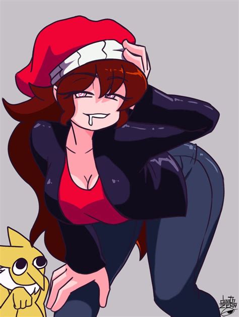 Rule 34 Background Character Bent Over Cleavage Clothing Deathzera Drooling Female Friday