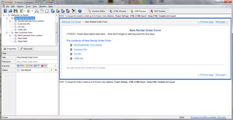 how to create help file for ms access vba windows application in dr explain articles