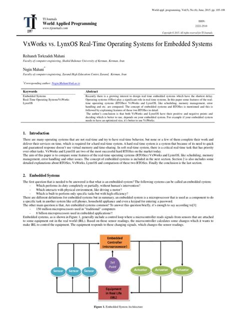 pdf vxworks vs lynxos real time operating systems for embedded systems dokumen tips