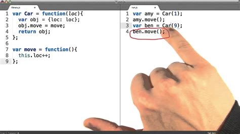 this parameter object oriented javascript youtube