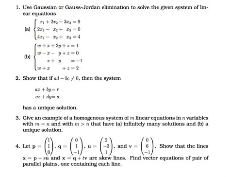 gaussian elimination revisited consider solving the linear 53 off