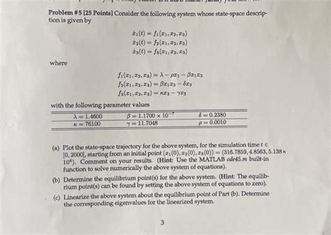 solved problem 5 [25 points] consider the following system