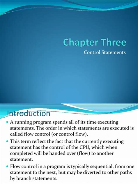 chapter 3 download free pdf control flow boolean data type