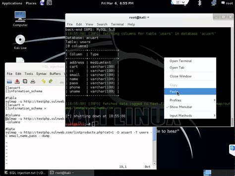 How To Hack Website Using Sql Map In Kali Linux Sql Injection YouTube