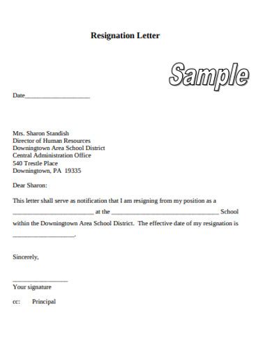 Simple Resignation Letter 59 Examples Format Word Pages How To