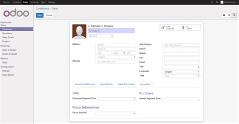 Set A Default Value From The User Interface In Odoo OpenERP