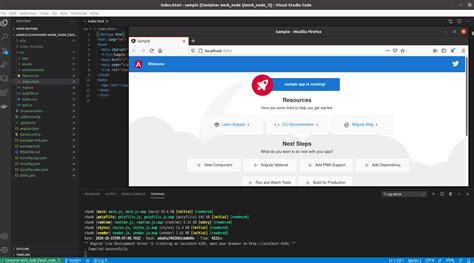 how to build an angular development environment with docker and vs code remote containers 23