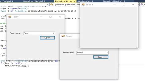 c tutorial get all forms and open form with form name foxlearn youtube