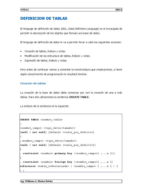 001 tablas indices vistas pdf sql datos de computadora