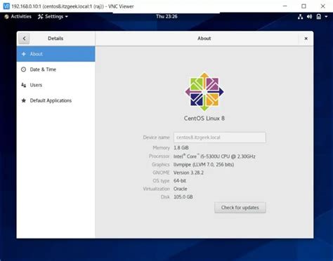 How To Install VNC Server On CentOS 8 RHEL 8 Centos Redhat