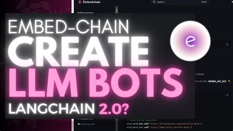 Build POWERFUL LLM Bots EASILY With Your Own Data Embedchain