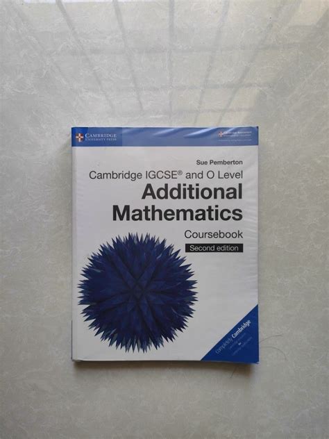 igcse o level additional mathematics coursebook 2nd edition hobbies and toys books and magazines
