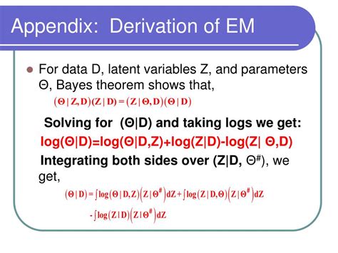 ppt bayesian statistics mcmc and the expectation maximization algorithm powerpoint