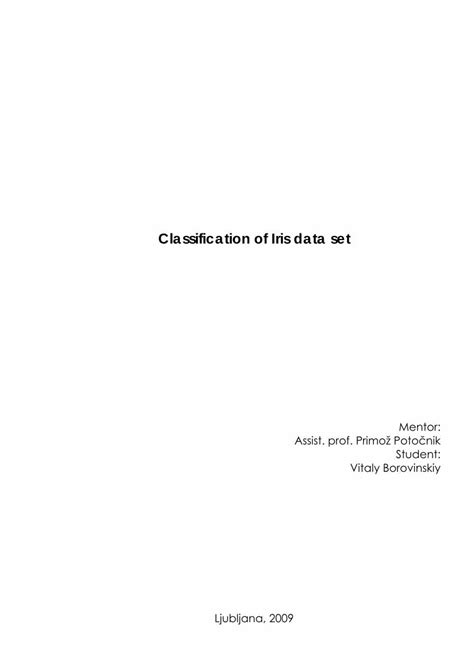 pdf classification of iris data set dokumen tips