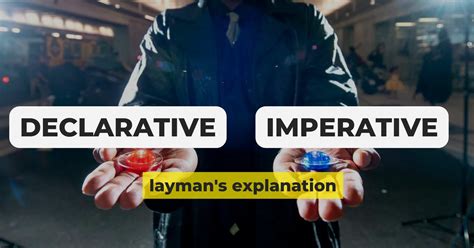 declarative vs imperative programming my understanding