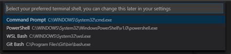 Bash Change The Default Terminal In Visual Studio Code Stack Overflow