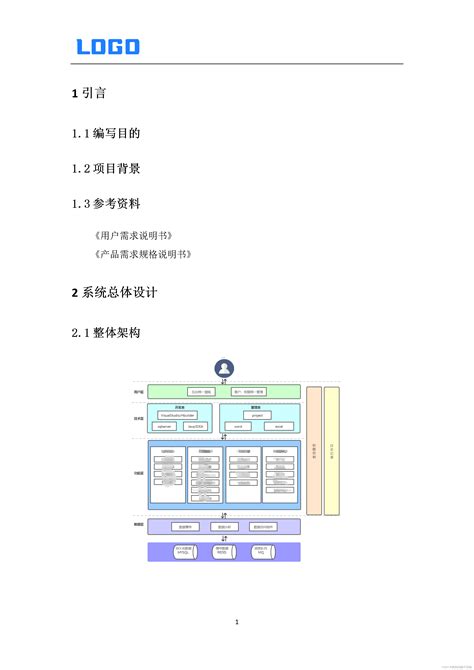 软件系统概要设计说明书实际案例模板Word原件 软件系统 系统概要设计 范例 CSDN博客