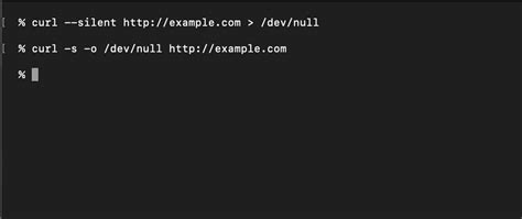 Hide CURL Outputs And Errors On Terminal Code2care