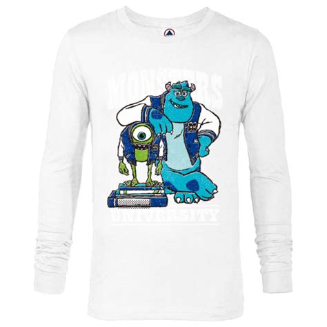 Disney Pixar Monsters University Mike And Sulley T Shirt Long Sleeve T Shirt For Men