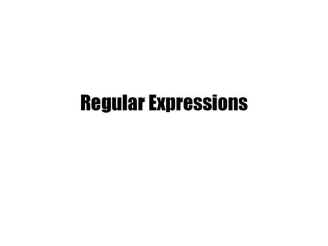 regular expressions grep and sed intro ppt download