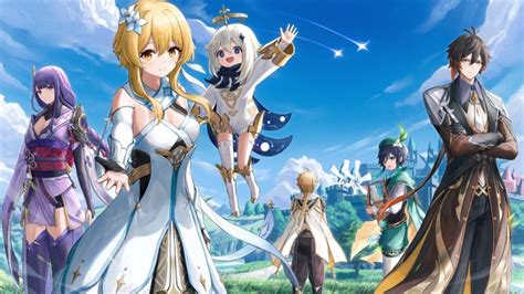 Genshin Impact Hd Lumine Genshin Impact Venti Genshin Impact Paimon Genshin Impact