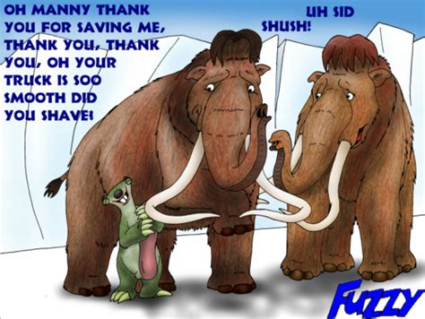 Rule 34 Ellie Ice Age Feral Flaccid Fuzzy Fuzzy Artist Holding Penis Ice Age Series Ice