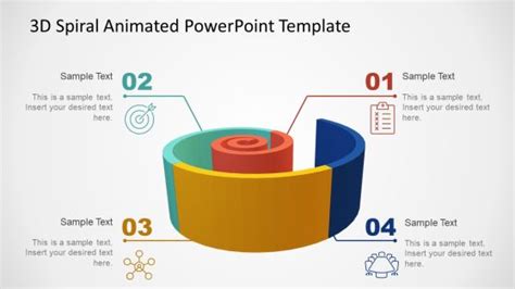 4 Quadrants 4 Layers Circular PowerPoint Diagram SlideModel