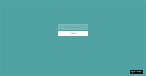 React Forms Completed Codesandbox
