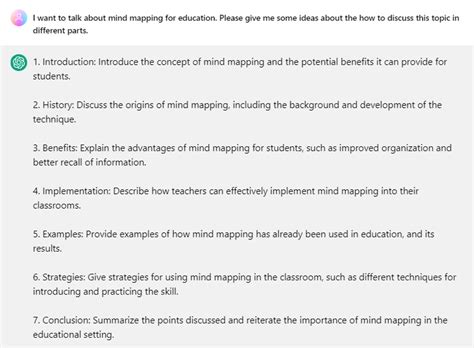 Create Contents For Mind Maps Easier With ChatGPT