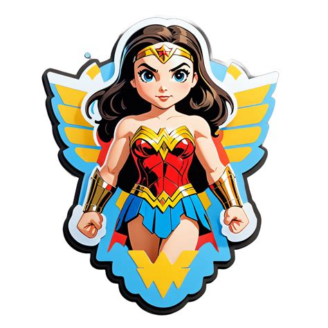 I Made An Ai Sticker Of Wonder Woman