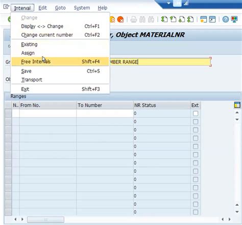 How To Create Number Ranges For Material Group SAP S 4 HANA Manage