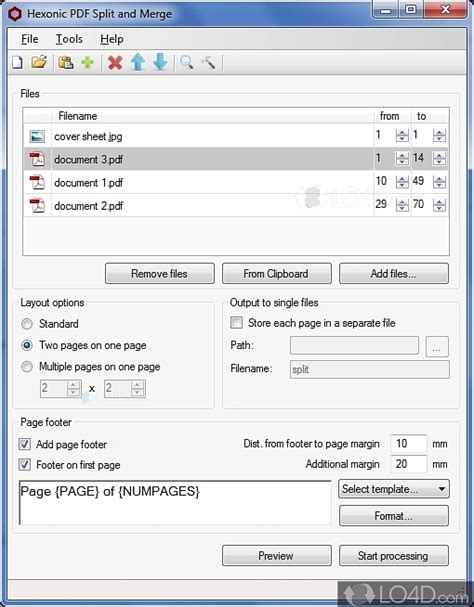 pdf split and merge download