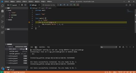 在vscode中调用golang自定义包及调试配置 vs code中go包怎么引用自定义包 csdn博客
