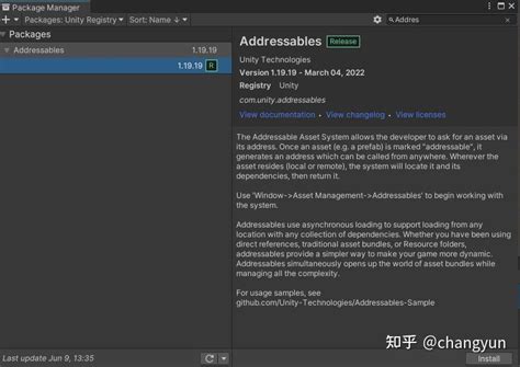 [unity资源管理方案] addressable详解 知乎