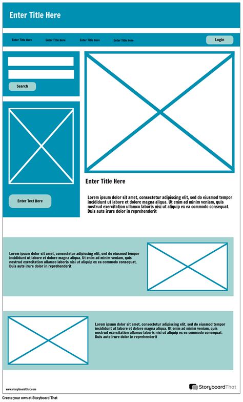 Printable Wireframe Templates