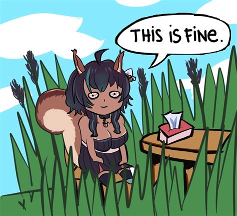 Sif Avellana 🔞🐿️ Squirrel Vtuber On Twitter Im Touching Grass And Im Slowly Dying But Im