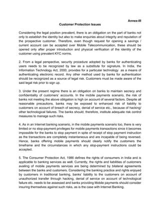 Mobile Payments In India Operative Guidelines For Banks PDF