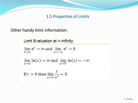 properties of limits