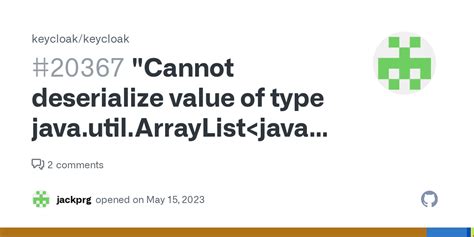 Cannot Deserialize Value Of Type Java Util ArrayList From Object Value