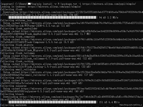 python pip install 一次安装多个包 python黑洞网