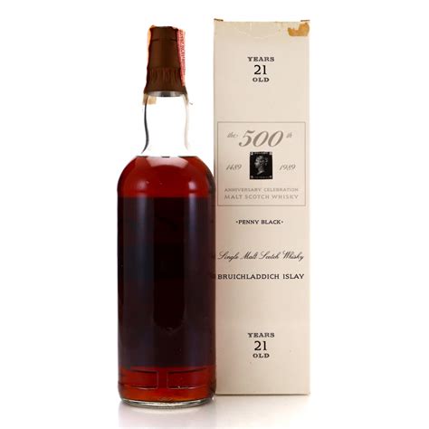 Bruichladdich 21 Year Old Moon Import Penny Black Whisky Auctioneer