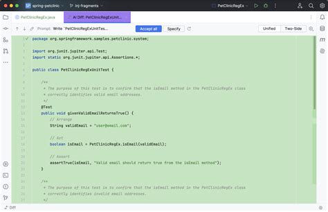 generate tests with ai intellij idea documentation