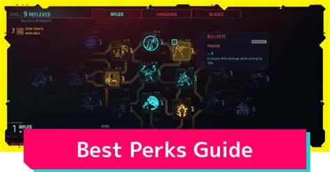 Cyberpunk 2077 Perk Guide Best Perks To Get First GameWith