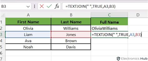 how to combine text in excel easy methods