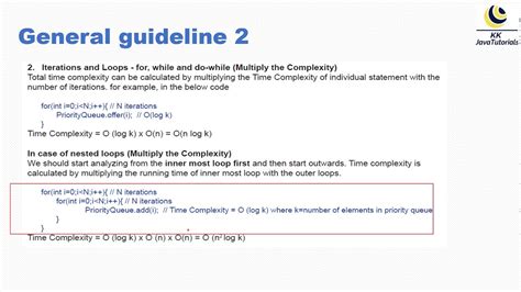 how would you determine the time complexity of a given algorithm are there any general