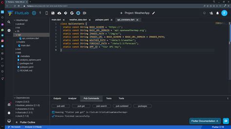 Work With REST APIs In Flutter WeatherApp Example