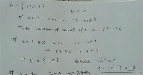 let s {1 2 3 n } and a { a b 1 ≥ a b ≥ n } s × s a subset b of a is said