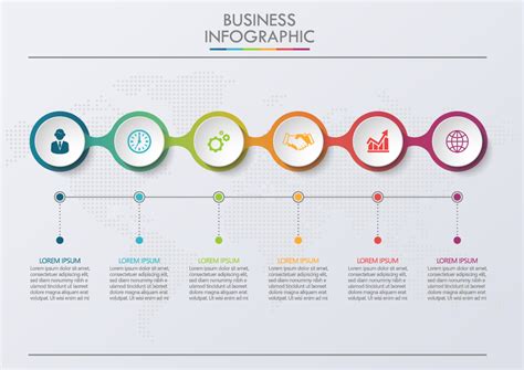 Business Data Visualization Timeline Infographic Icons Designed For