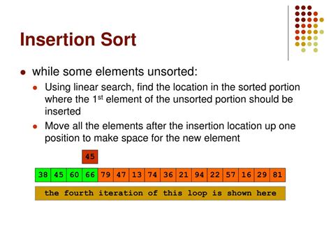 ppt insertion sort powerpoint presentation free download id 808895