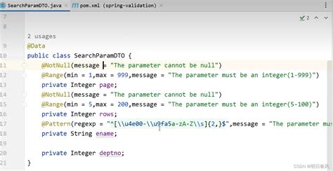 spring validation解决后端表单校验 csdn博客